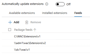 How to install and/or update Windows Admin Center extensions in offline ...